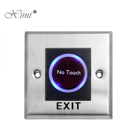 With Remote Control Exit Button Release Exit Switch No Touch Infrared