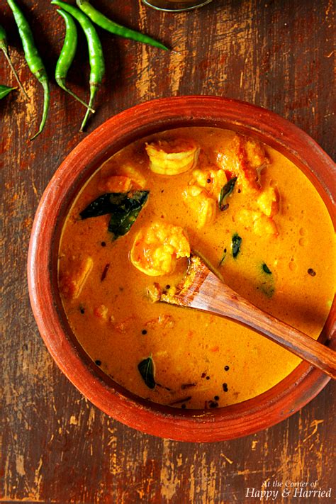 Shrimp Coconut Curry Kerala Style Chemmeen Curry