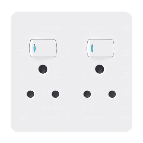 Double Switched Socket 16A 44 Key Electric Wholesalers