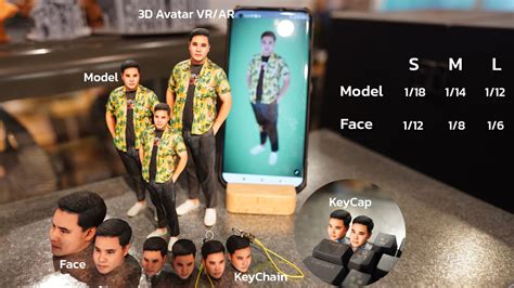Real Me D Photo Booth Me Premium Gift Model Laser