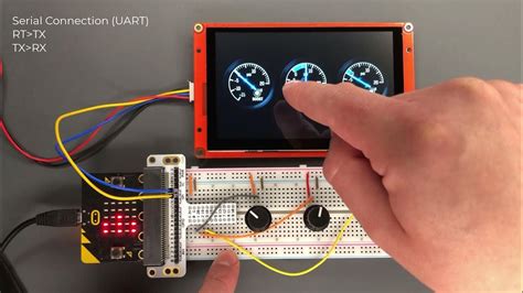 Car Gauges With Microbit And Nextion Display Microbit Lcd Display