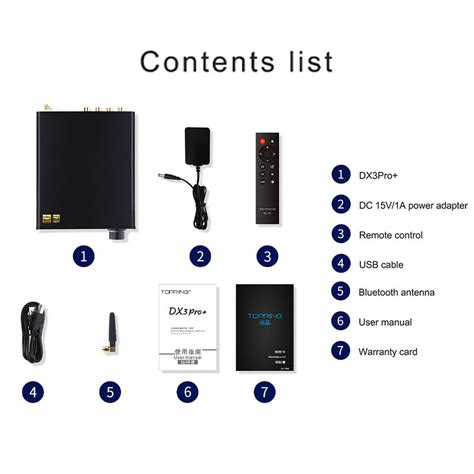 Topping Dx3 Pro Es9038q2m Dac Headphone Amplifier Hifi Audio Decoder Usb 768khz Dsd512