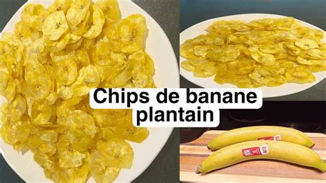 Chips De Banane Plantain How To Make Crispy Banana Plantain Chips