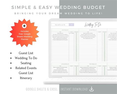 Budget Planning Excel Template Synlery