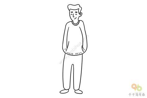 叔叔简笔画步骤图叔叔简笔画