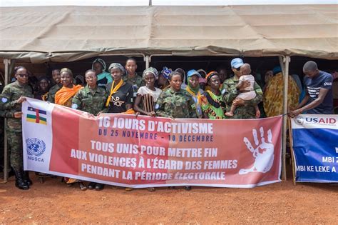Rwandan Female Peacekeepers And Partners Launch A Campaign Against Gender Based Violence