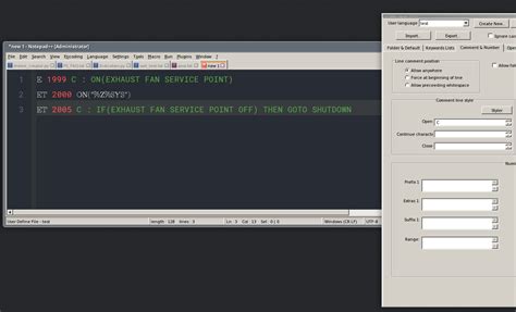 user defined language custom comment identifier place notepad community
