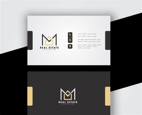 นามบัตรสวยหรู Ai Svg Uidownload