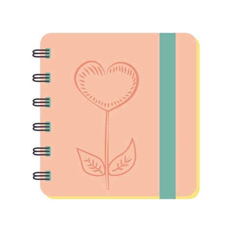 Memo Notepad With Cute Pastel Design Spiral Notebook Template For
