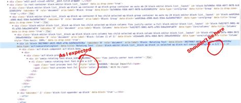Acf Block Additional Css Shouldnt Be Added To The Block Wrapper