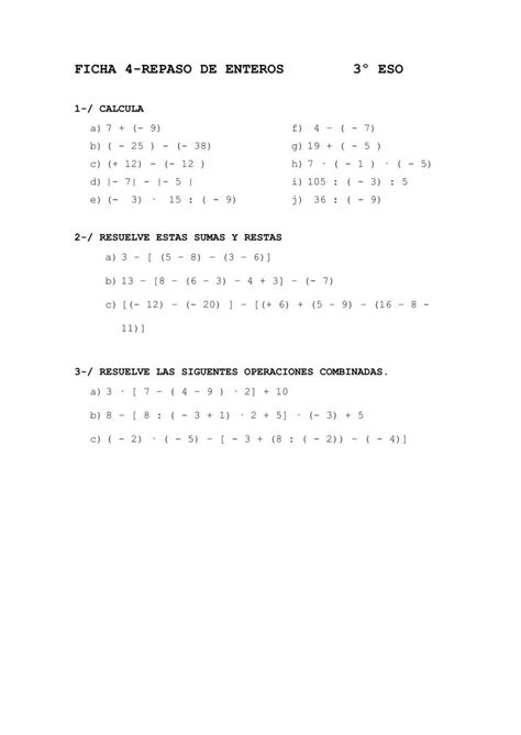 Ficha 4 Live Worksheets