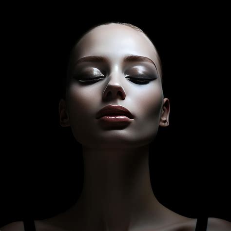 Premium Photo Embracing The Darkness A Captivating Portrait Of Closed