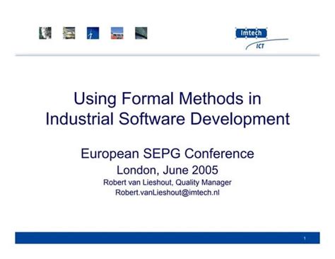 Formal Specification In Software Engineering Se9 Ppt Programming