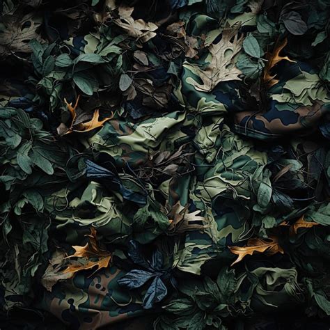 Digital Camouflage Pattern Texture Premium Ai Generated Image