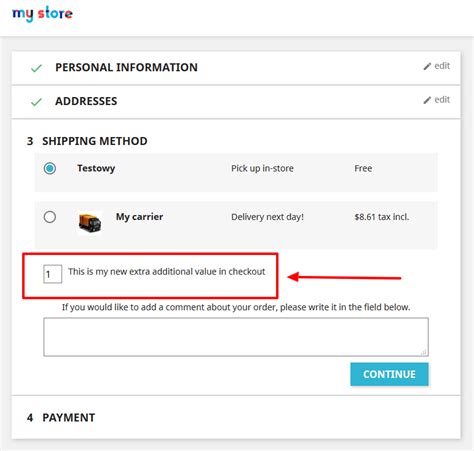 Adding A Custom Field During The Checkout Process Core Developers Prestashop Forums