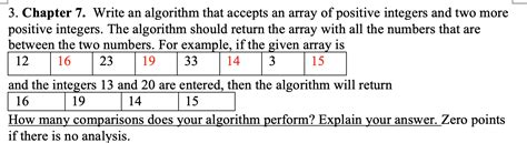 Solved 3 Chapter 7 Write An Algorithm That Accepts An