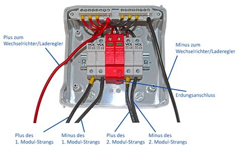 generatoranschlusskasten 16a 32a 1000v 2 strings parallel Üs ls 7676