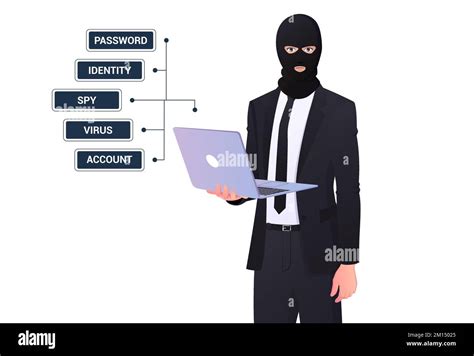 Computer Hacker Identity Stock Vector Images Alamy