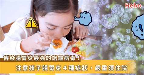 諾羅病毒可能造成群聚感染注意小孩子腸胃炎送醫 4 時機 Heho健康