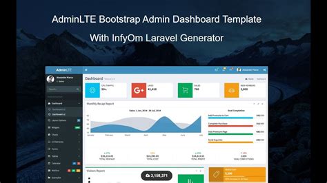 Adminlte 3 In Laravel Infyom Laravel Generator Youtube