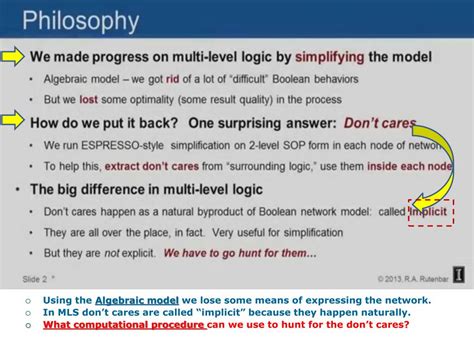 Ppt Engg3190 Logic Synthesis â€œmulti Level Logicâ€ Part Ii