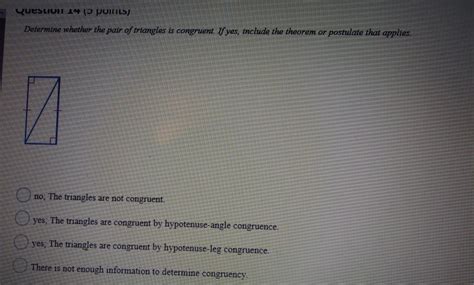 Solved Question 14 15 Points Determine Whether The Pair Of