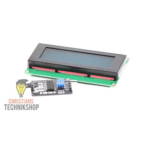 Bundle I2c Lcd Modul 2004 20x04 Zeichen Beleuchtung Blau And I2c Modu