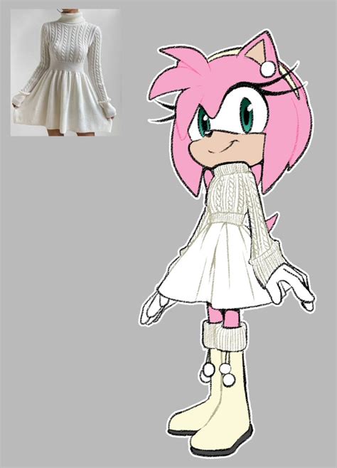 219713 Safe Artistsherrydoodlez Amy Rose Sonic Eulipotyphlan