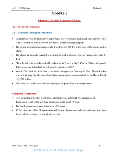 Module 1 Chapter 1 Parallel Computer Models Pdf Parallel Computing