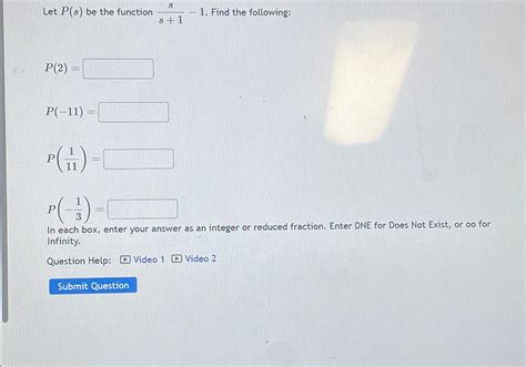 Solved Let Ps ﻿be The Function Ss1 1 ﻿find The
