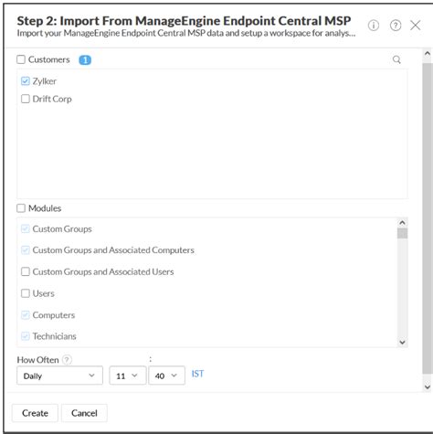 Integrate Endpoint Central Msp With Analytics Plus Manageengine Endpoint Central Msp