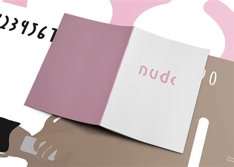Nude Typeface Behance