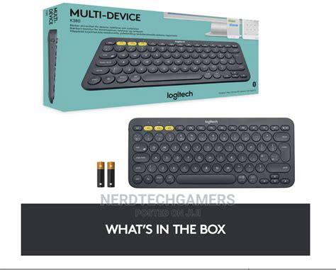 Logitech Multi Device Bluetooth Keyboard In Tema Metropolitan Computer Accessories Nerdtech