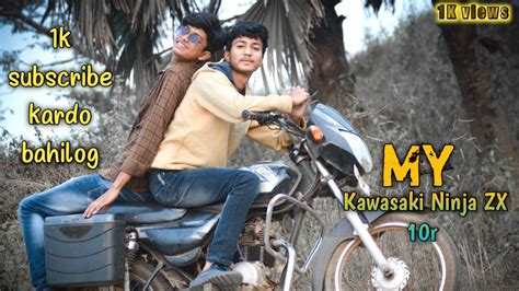 Meri Kawasaki Ninja Zx10r Ke Sath Kuchh Modified Kiya Yah Meri Papa Ki