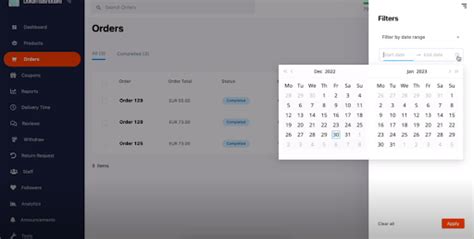 Dokan Vendor Dashboard Wordpress Plugin