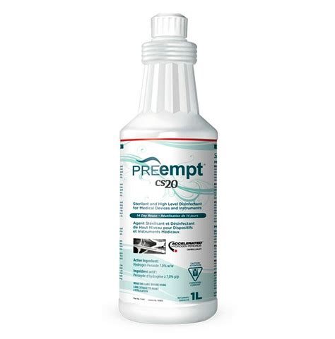 Preempt Cs20 Sterilant And Disinfectant 1l Pre11401