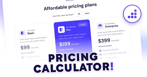 Pricing Calculator Webflow Cloneable Template Brix Templates