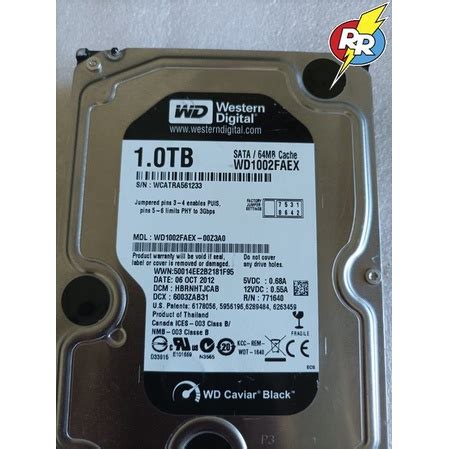 Jual Hdd Harddisk Hard Disk Hardisk PC 1 TB Merk WD Caviar Black Murah Shopee Indonesia