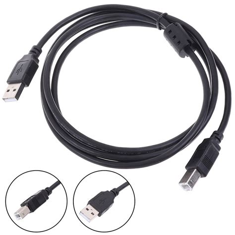 1pc Usb 20 Printer Cable Male To Male Cord Adapte Vicedeal
