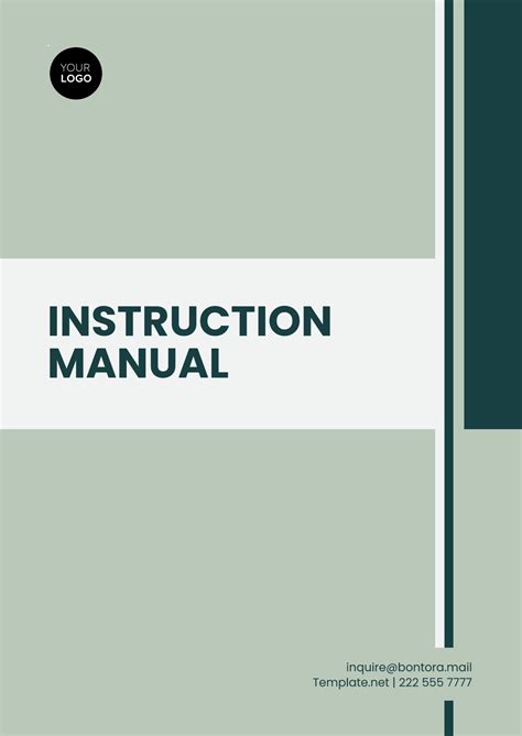Free User Manual Templates Editable And Printable