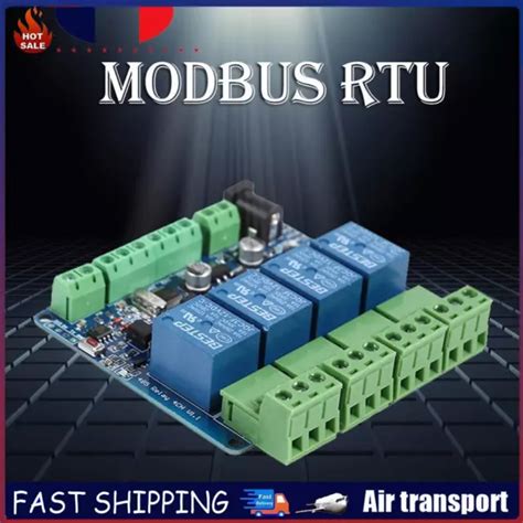 Modbus Rtu 4 Way 12v Relay Module Switch 4 Way Relay Output Rs485 Communicatio Eur 8 63