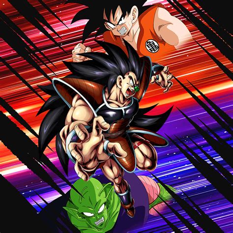 Download Raditz The Powerful Extraterrestrial Warrior Wallpaper