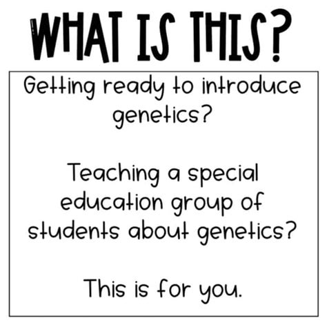 Genetics PowerPoint Notes Editable By Teach Middle TPT