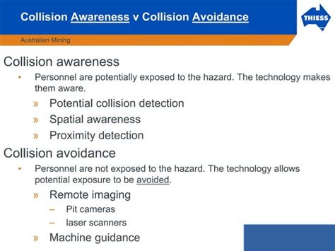 Collision Awareness Systems Another Defence Ppt