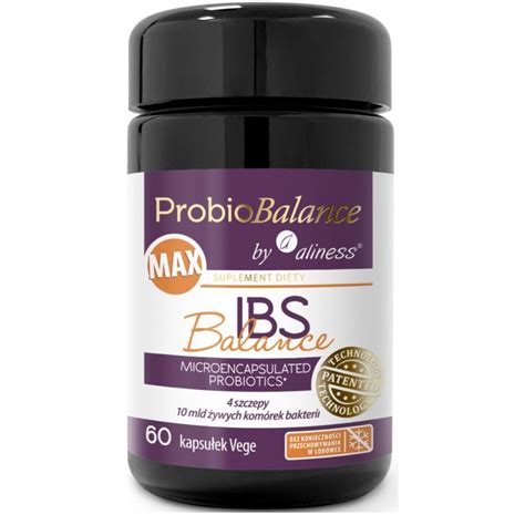 Probiobalance By Aliness Max Ibs Balance 10 Mld 60 Vege Kapsułek