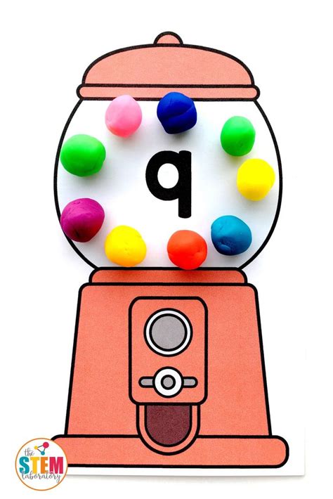Gumballs Number Mats Numbers Preschool Candy Science Gumball