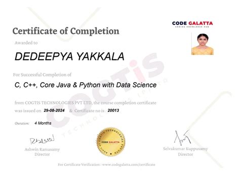Dedeepya Yakkala On Linkedin Python Certification