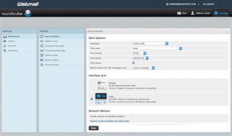 hosted webmail services pop and imap email migration
