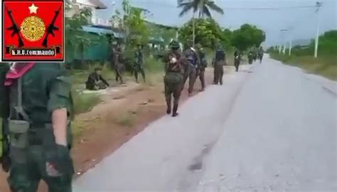 ဒီးမော့ဆိုမြို့တွင် တပ်စွဲထားသော အကြမ်းဖက်စစ်ကောင်စီတပ်အား Pdf ဝင်ရောက