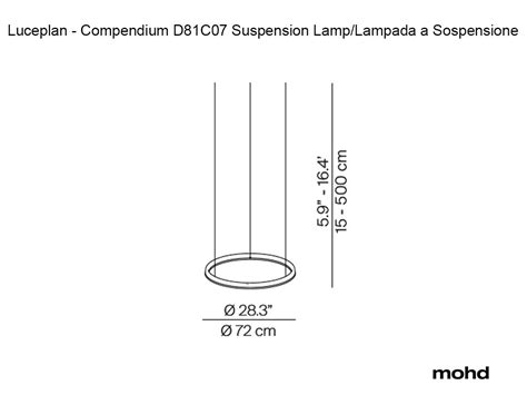 Luceplan Compendium Circle D81c07 Lampe à Suspension Mohd Shop